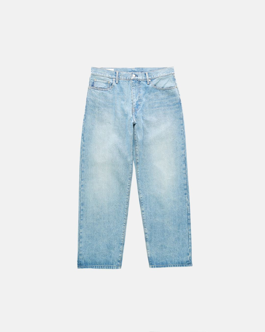 Baggy Fit Denim Jeans Bleached Indigo | Jet Mexico