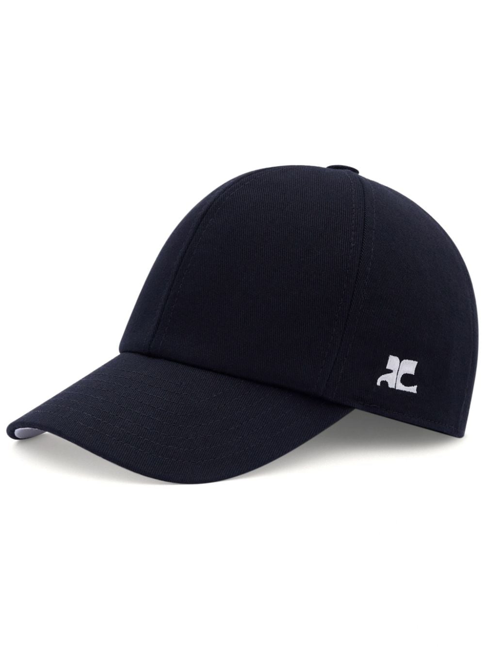 Courreges Cap Signature Cotton Black – Jet Mexico