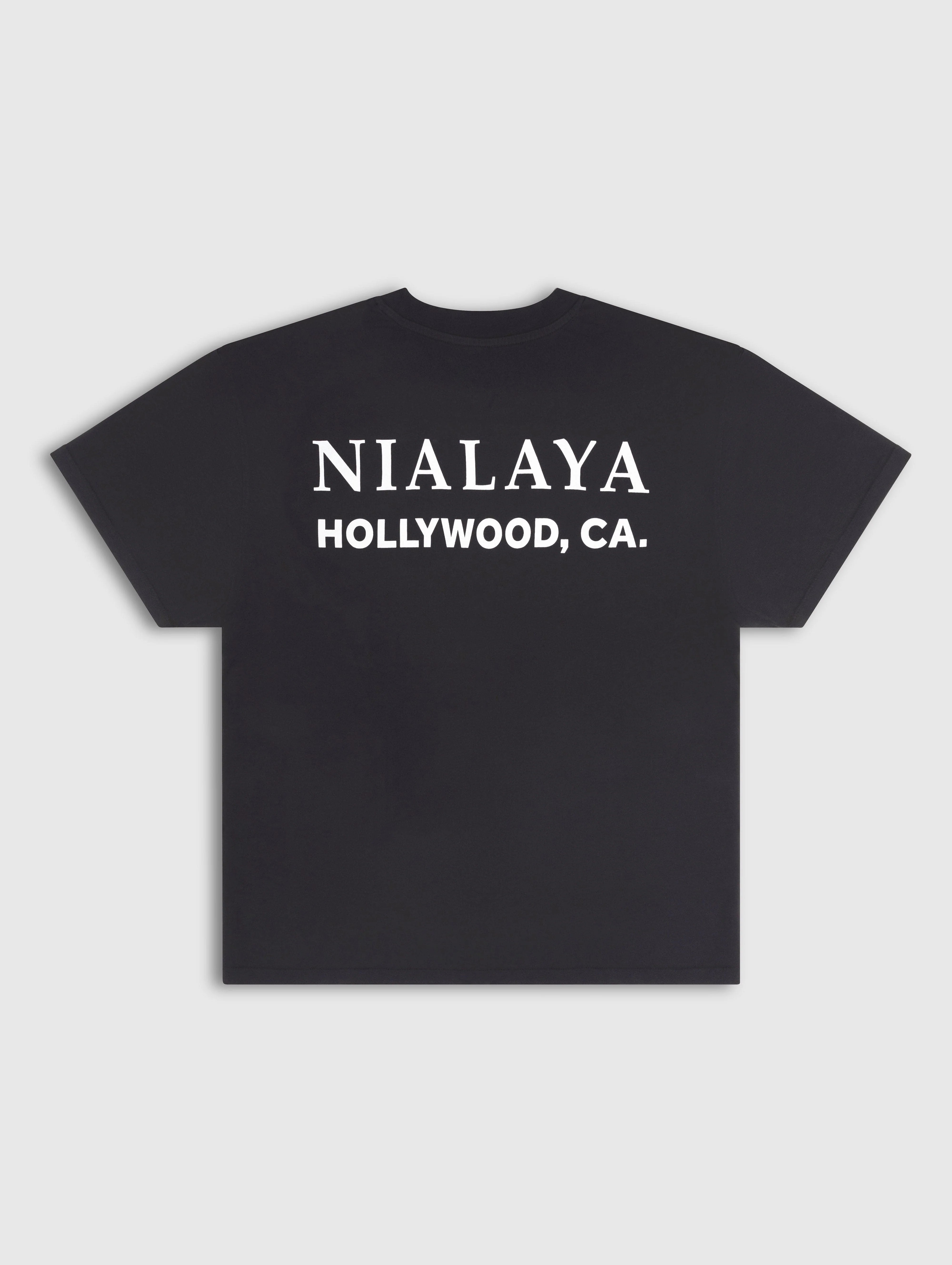Classic Nialaya Logo Tee in Black – Jet Mexico